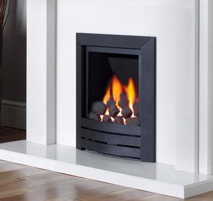 Kinder Black Magic Power Flue Gas Fire - Zigis Fireplaces